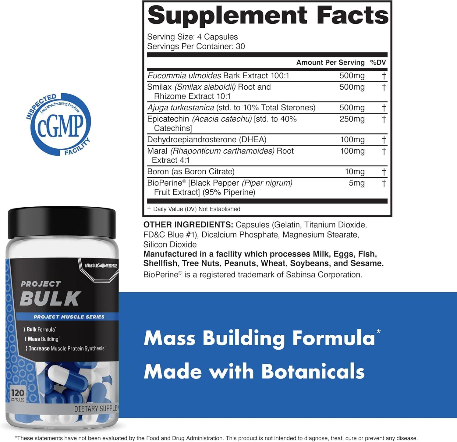 Anabolic Warfare Project Bulk - Top Mass Building Formula for Strength ...
