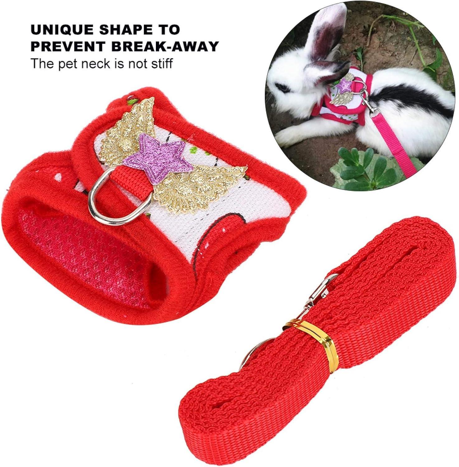 Fdit Small Animals Harness and Leash Set Soft Harness with Lead for ...