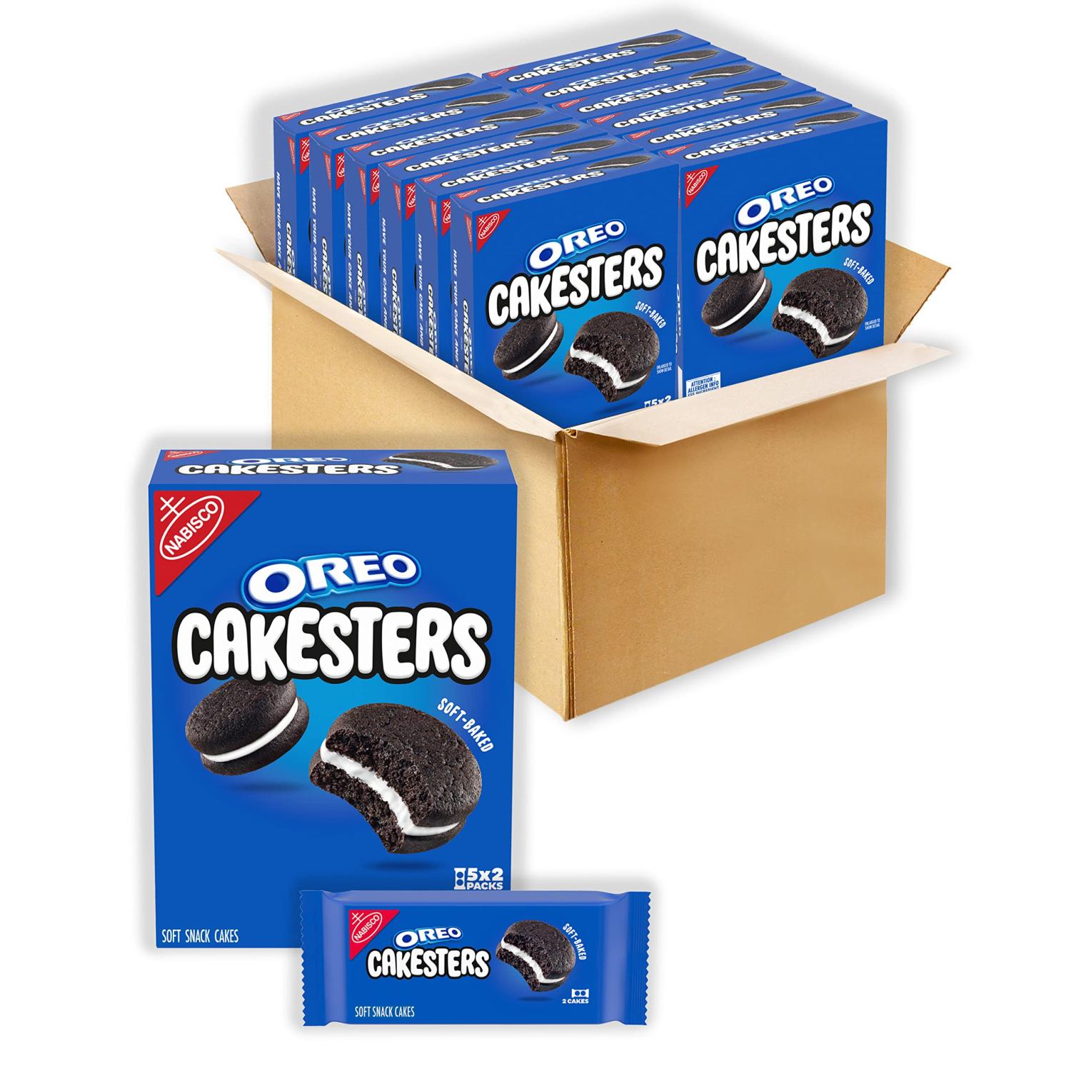 OREO Cakesters Soft Snack Cakes - 60 Individually Wrapped Packs