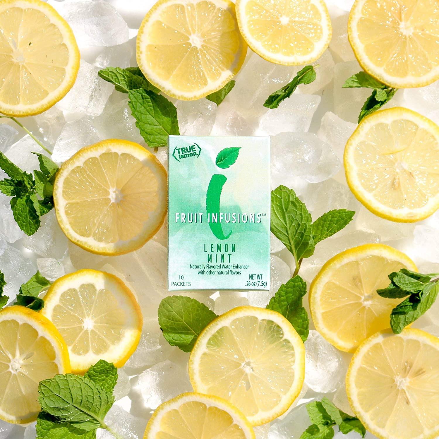 True Citrus True Lemon Fruit Infusion - Lemon Mint 10 Packets ...