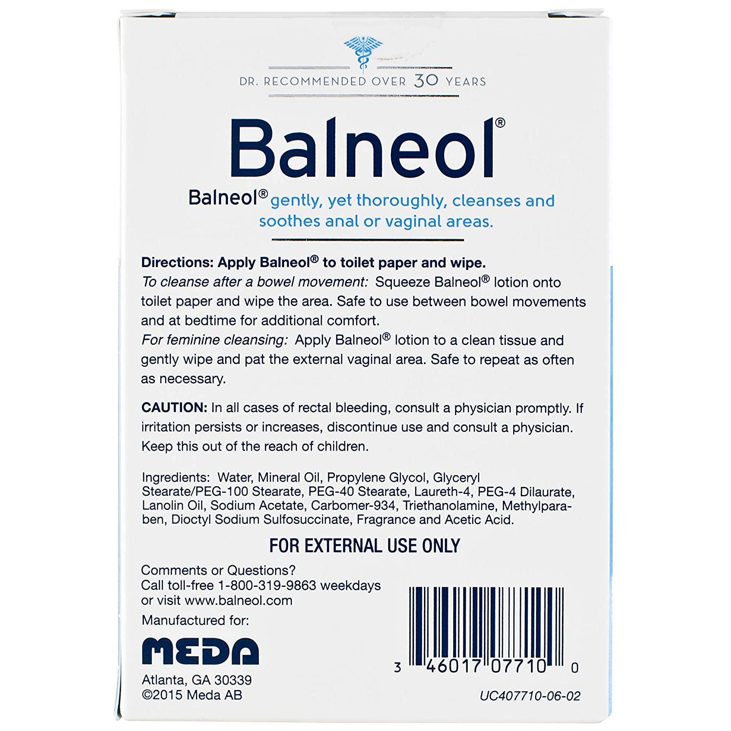 Balneol Hygienic Cleansing Lotion for Sensitive Skin & Pelvic Region ...