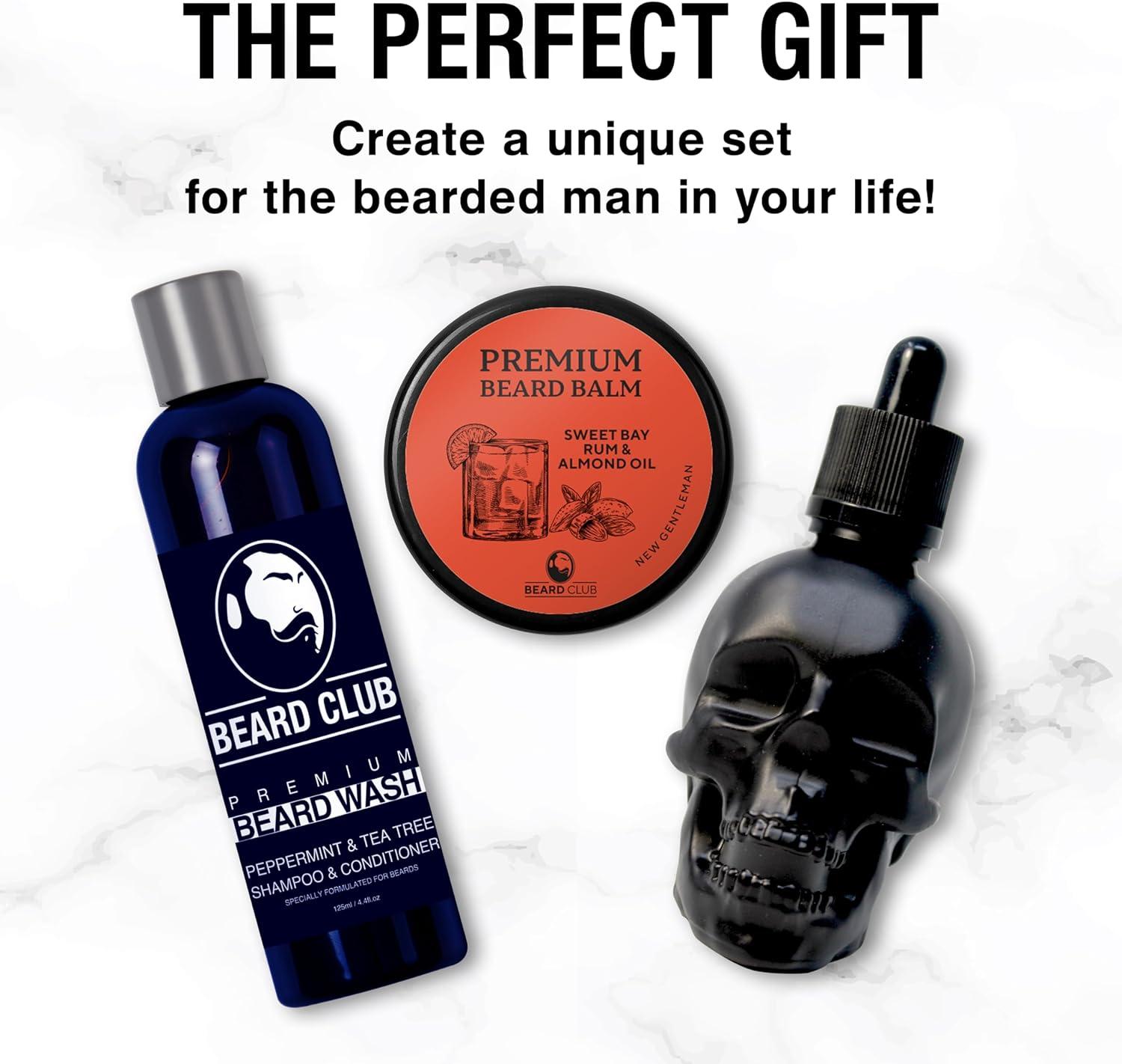 Beard Club Sweet Bay Rum Beard Balm for Men - Premium Natural ...
