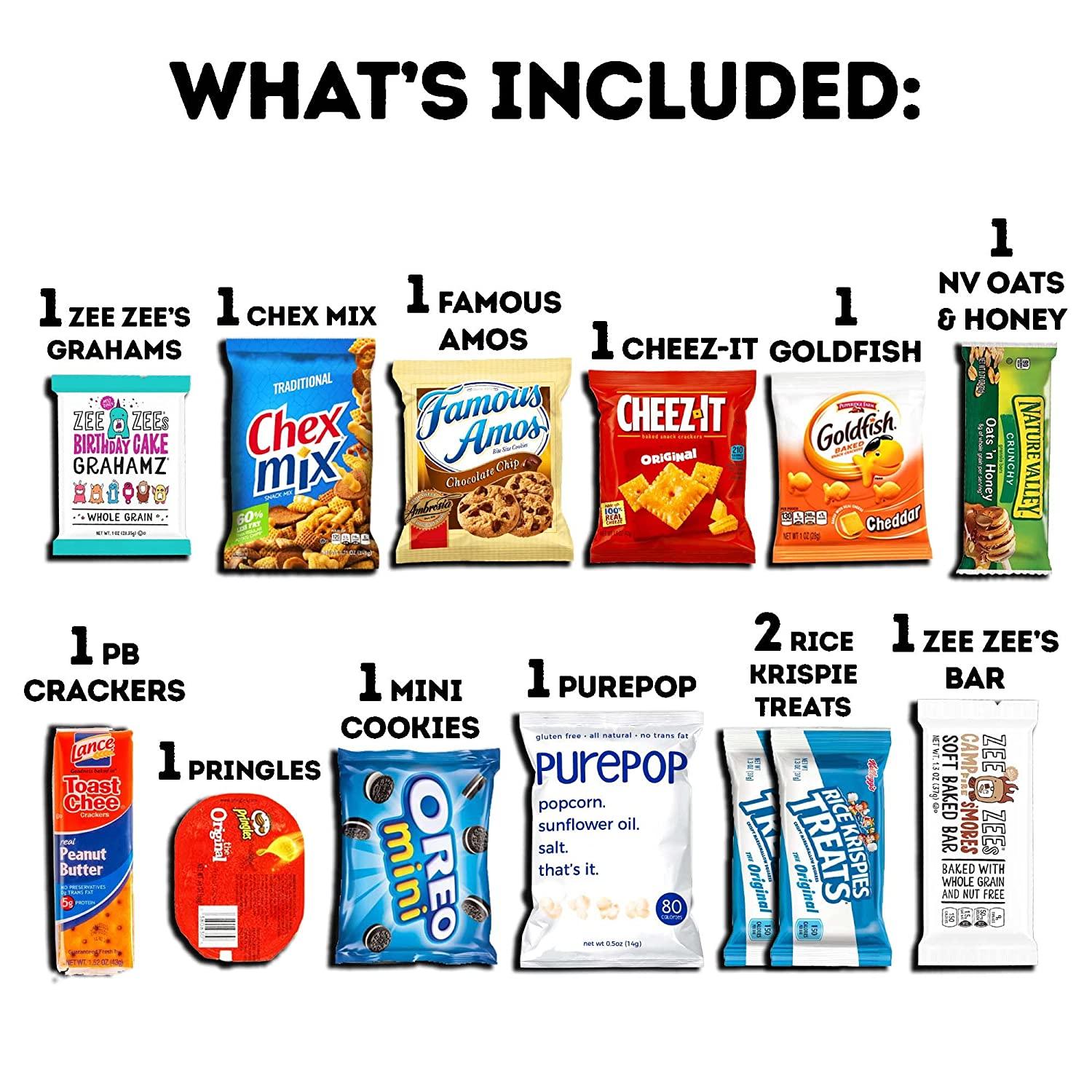 CRAVEBOX Snacks Variety Pack Care Package - 45 Count Halloween Treats ...