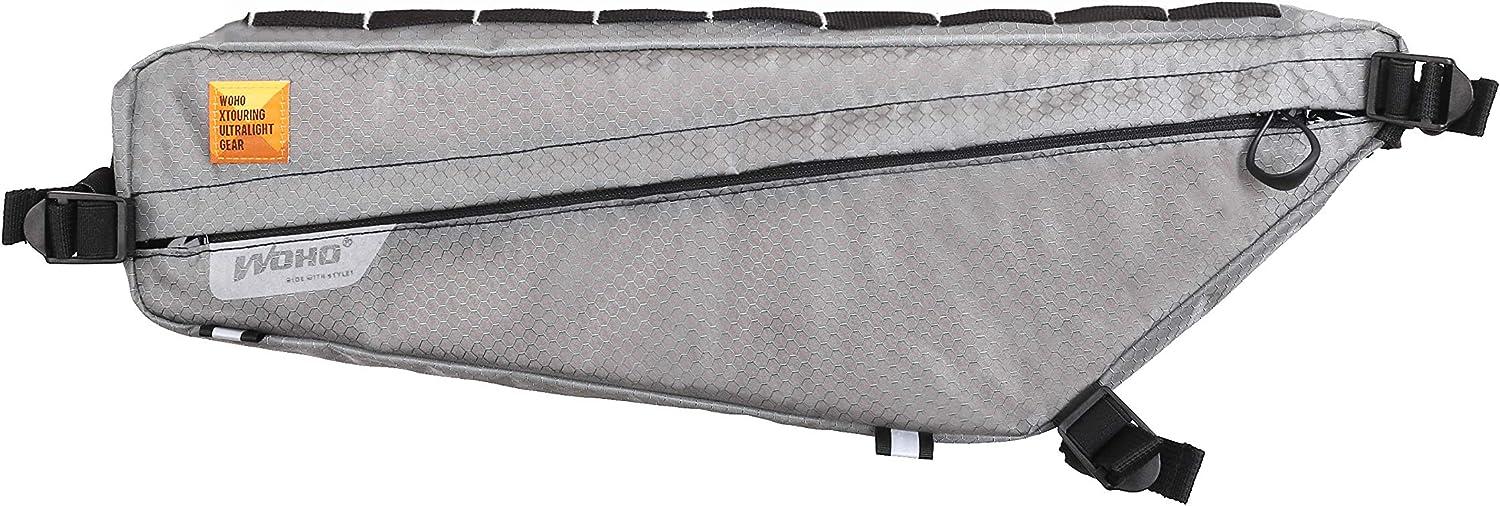 WOHO Xtouring Bikepacking Frame Bag M - Iron Grey | Durable and Weather ...