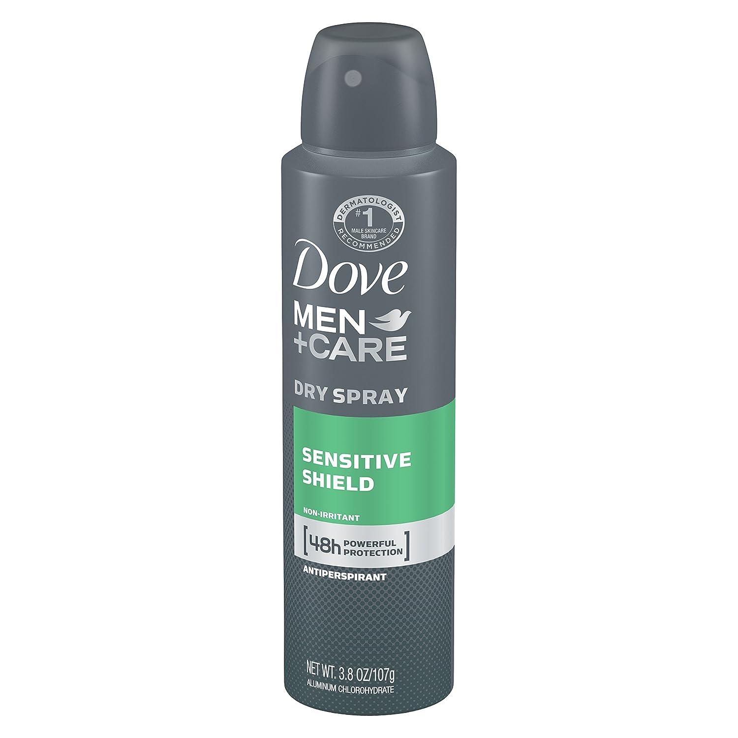 Dove Men+Care Sensitive Shield Dry Spray Antiperspirant Deodorant 3.8oz ...