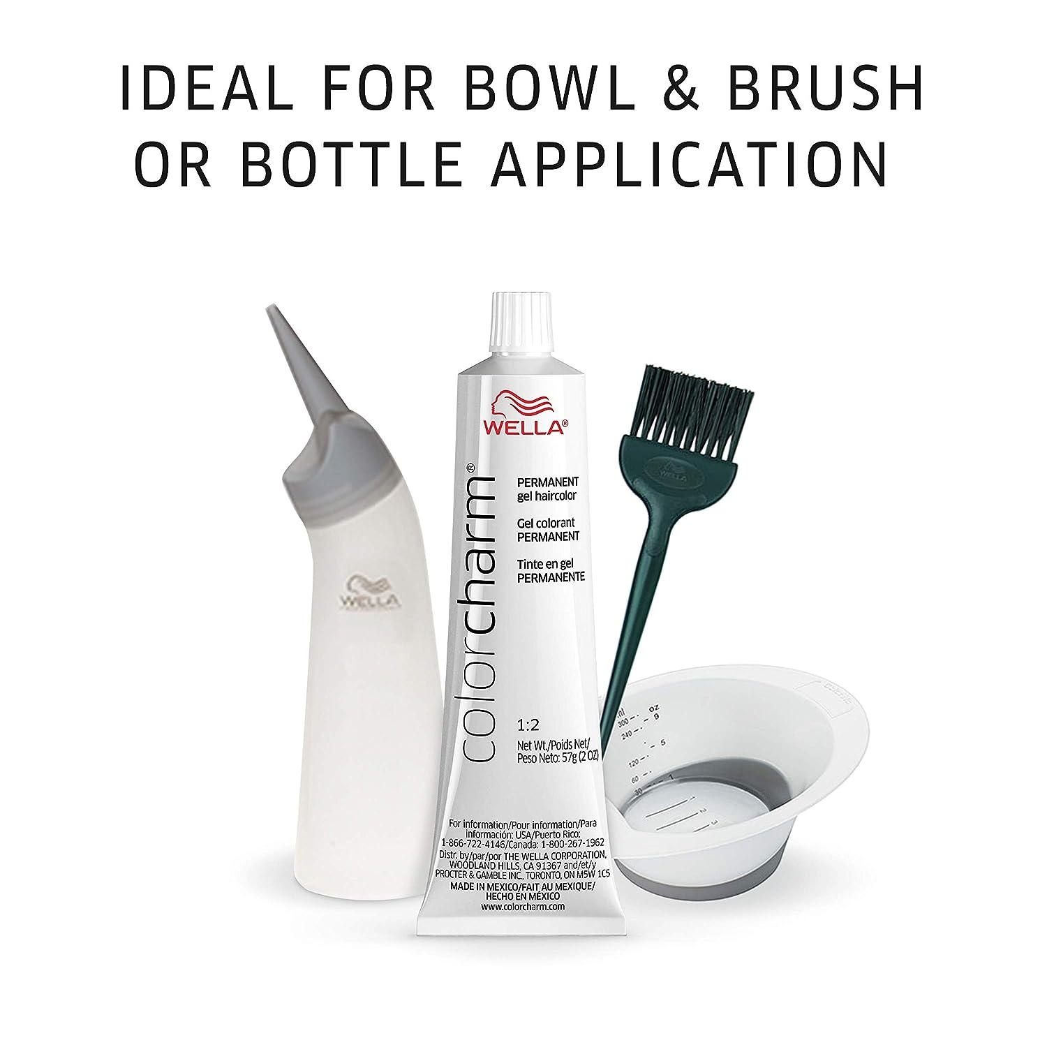 Wella ColorCharm 7W Caramel Gel Haircolor for Gray Coverage with ...