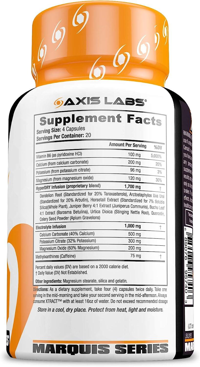 Axis Labs Xtract High-Definition Diuretic | Reduce Bloating, Promote ...