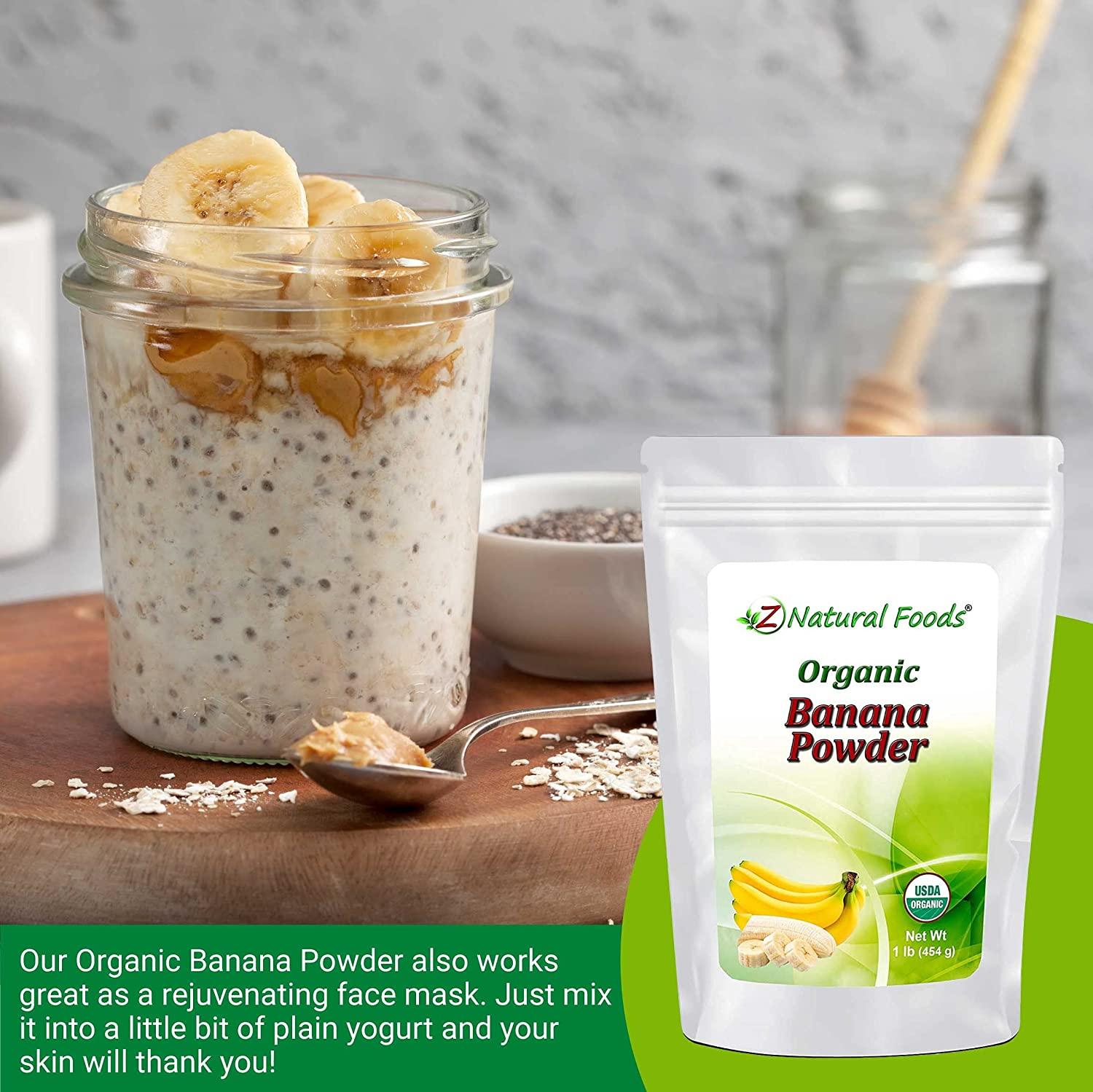 Organic Banana Powder - Superfood Supplement for Smoothies, Desserts ...