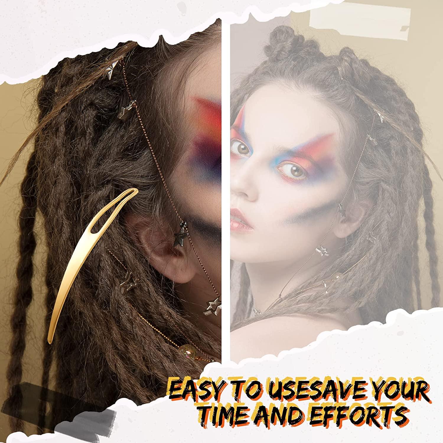 12 Pieces Interlocking Tool Dreadlocks Kit - Easyloc Hair Sisterlock ...