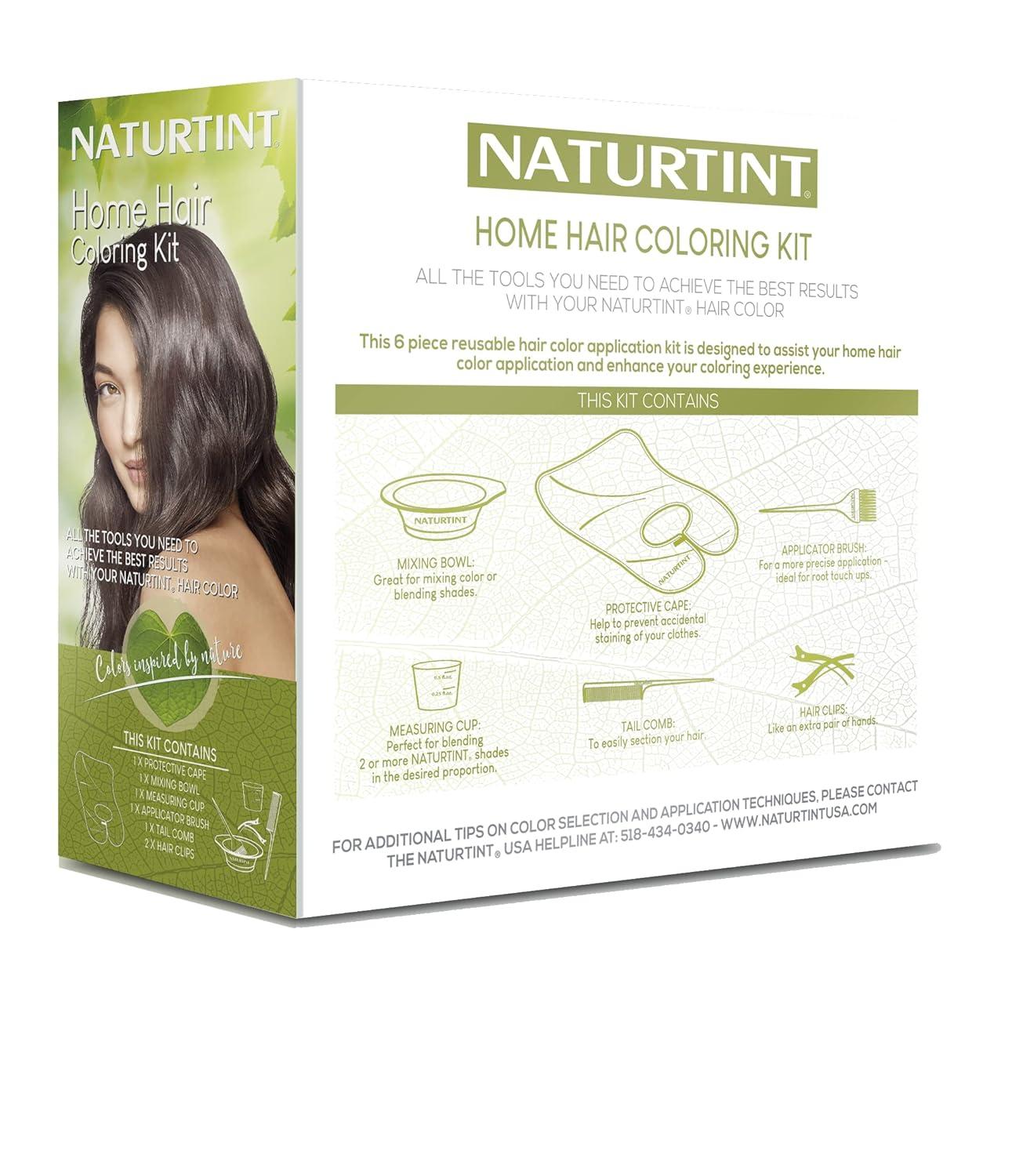 Naturtint Home Hair Coloring Kit - 6-Piece Reusable Application Set | Premium Eco-Friendly Hair ...