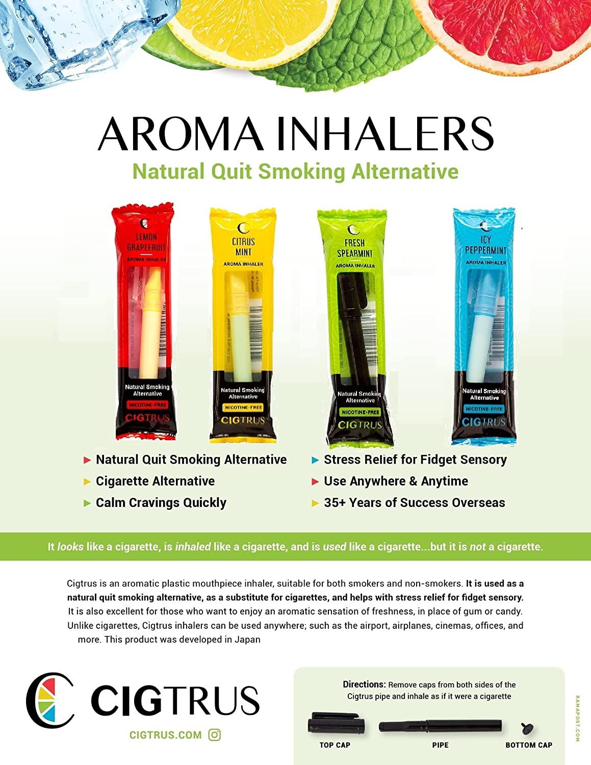 Cigtrus Natural Quit Smoking Aid Craving Relief Tobacco Free Nicotine ...