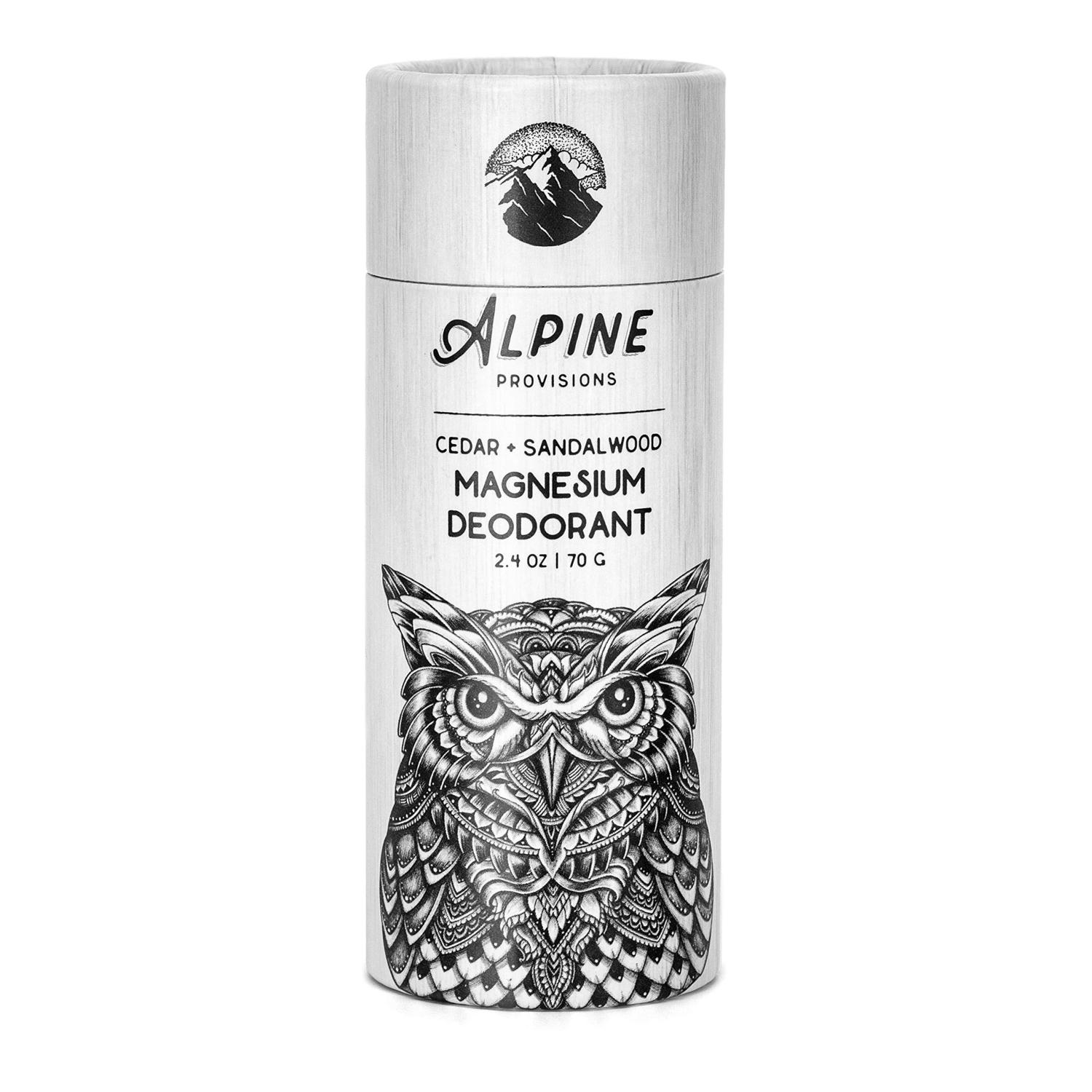 Alpine Provisions Cedar + Sandalwood Magnesium Deodorant - 2.4 oz ...