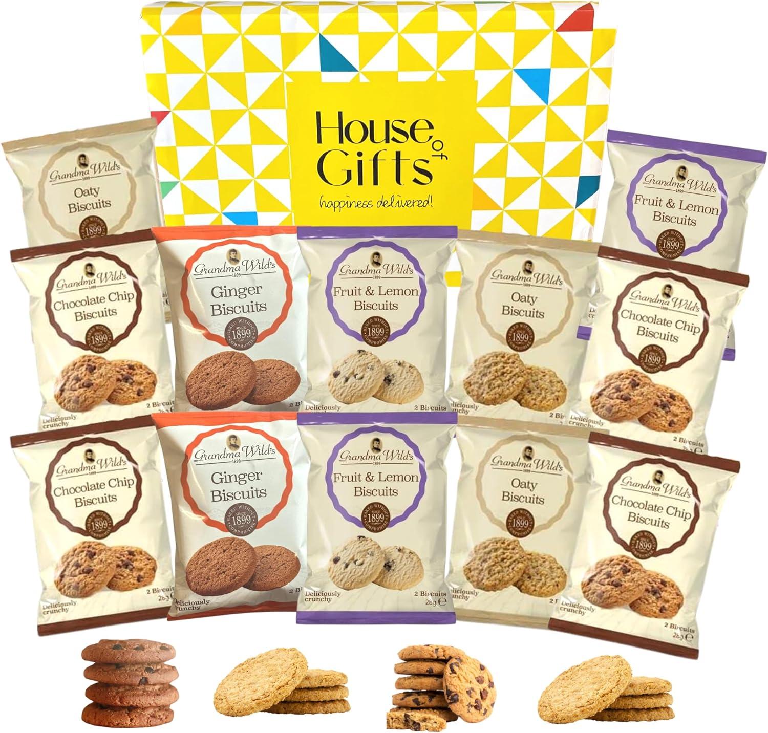 Biscuits Gift Set Biscuit Hamper Including 12 Packs of Two Grandma Wild ...