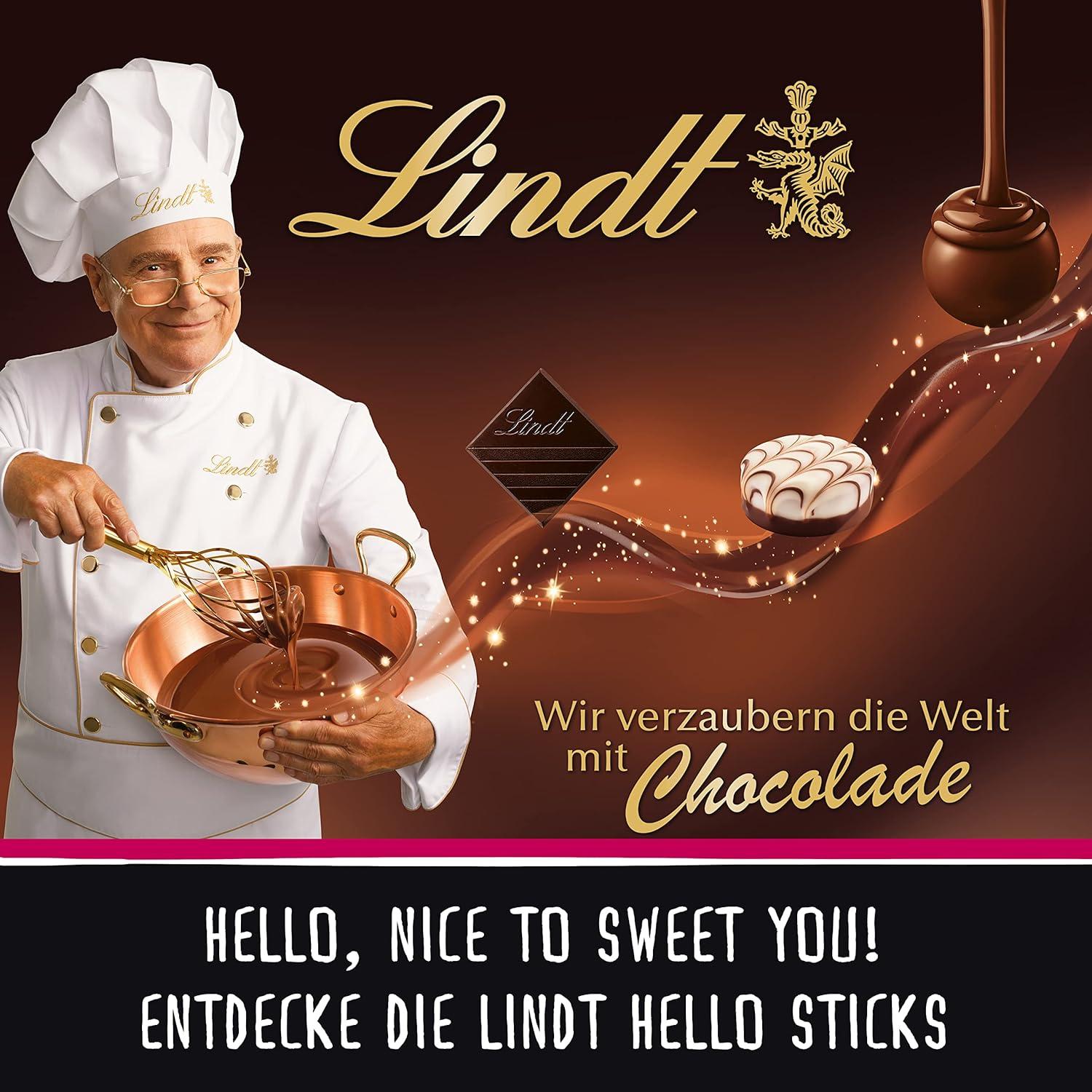 Lindt Hello Mini-Stick Mix 120g - Gourmet Filled Whole Milk Chocolate ...