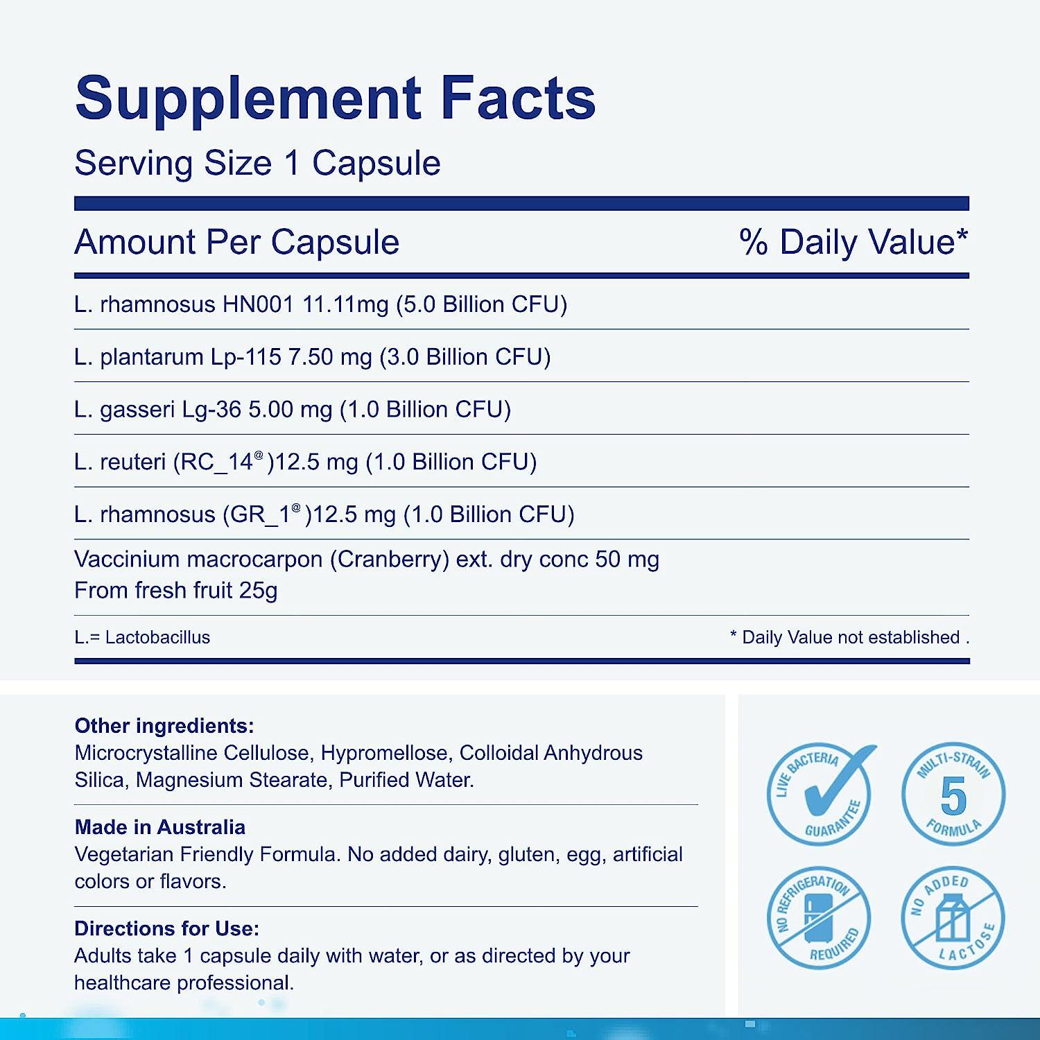 Life-Space Urogen Probiotic with Cranberry for Women's Urinary ...