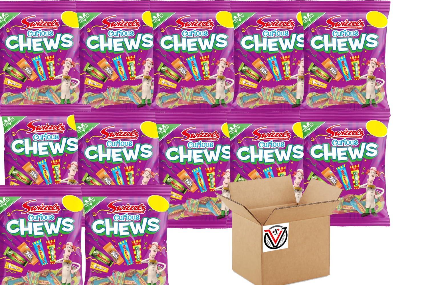 Curious Chews Bag 135g - Fudg-Eee Fudge Chew Sour Refreshers Sour Apple ...