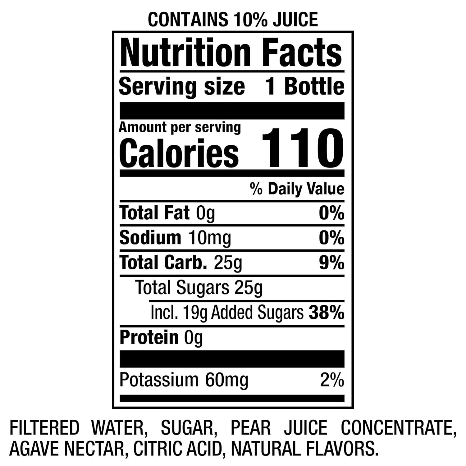 Snapple Elements Rain Agave Cactus Juice Drink - 12 Pack All Natural 10 ...