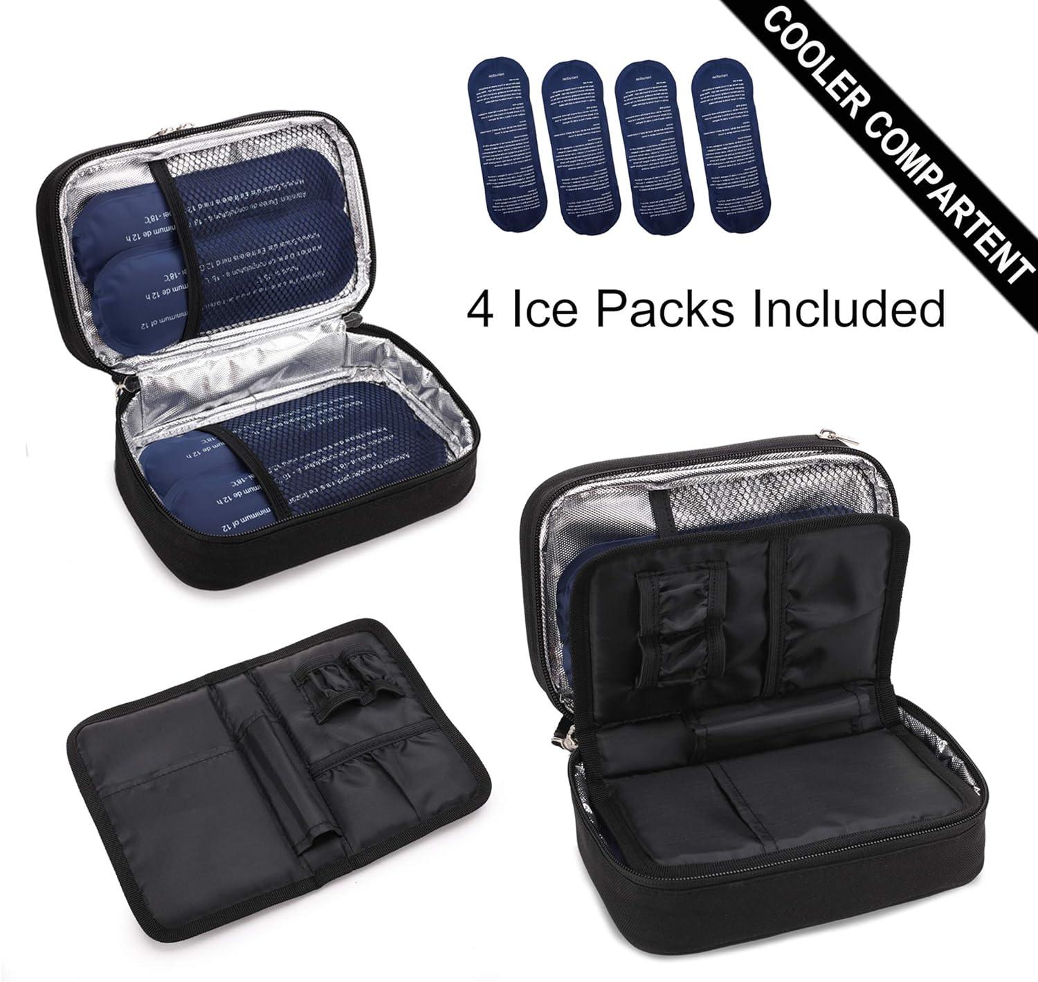 Apollo Walker Insulin Cooler Travel Case - Diabetic Organizer for ...
