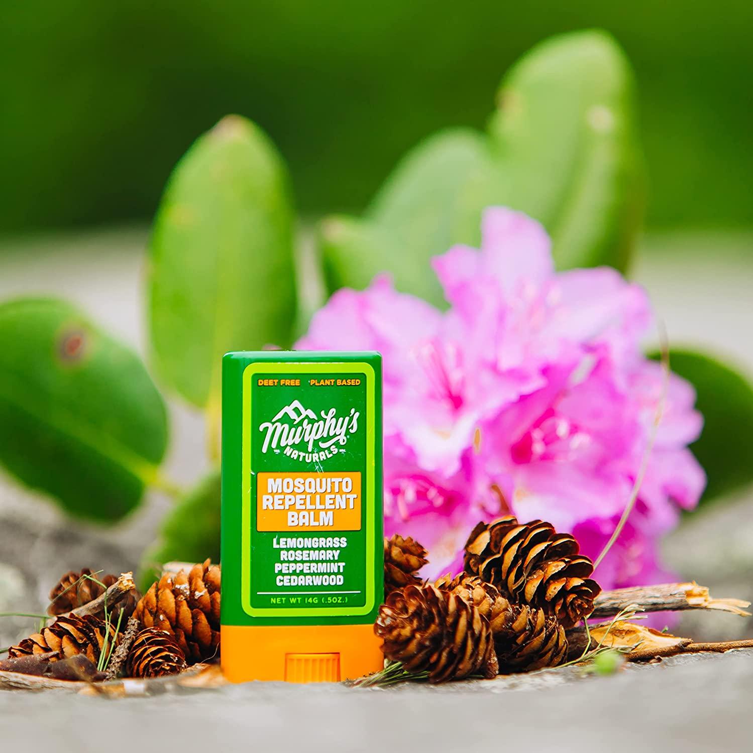 Murphy's Naturals Mosquito Repellent Balm Stick | DEET-Free, Plant ...