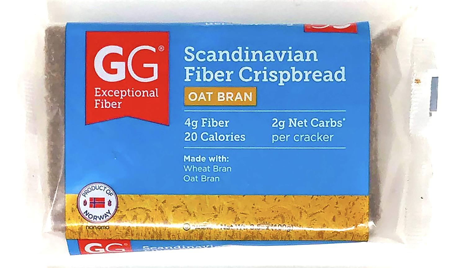 GG Scandinavian Fiber Crispbread with Oat Bran - 10 Pack - Appetite ...