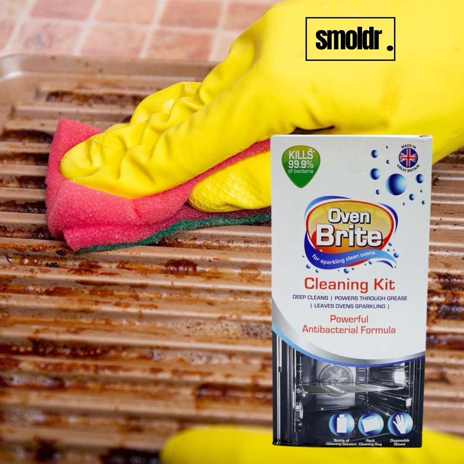 Oven & BBQ Cleaning Bundle- Oven Pride Oven Cleaner- 500 ML Bottle - Bags Gloves and ...