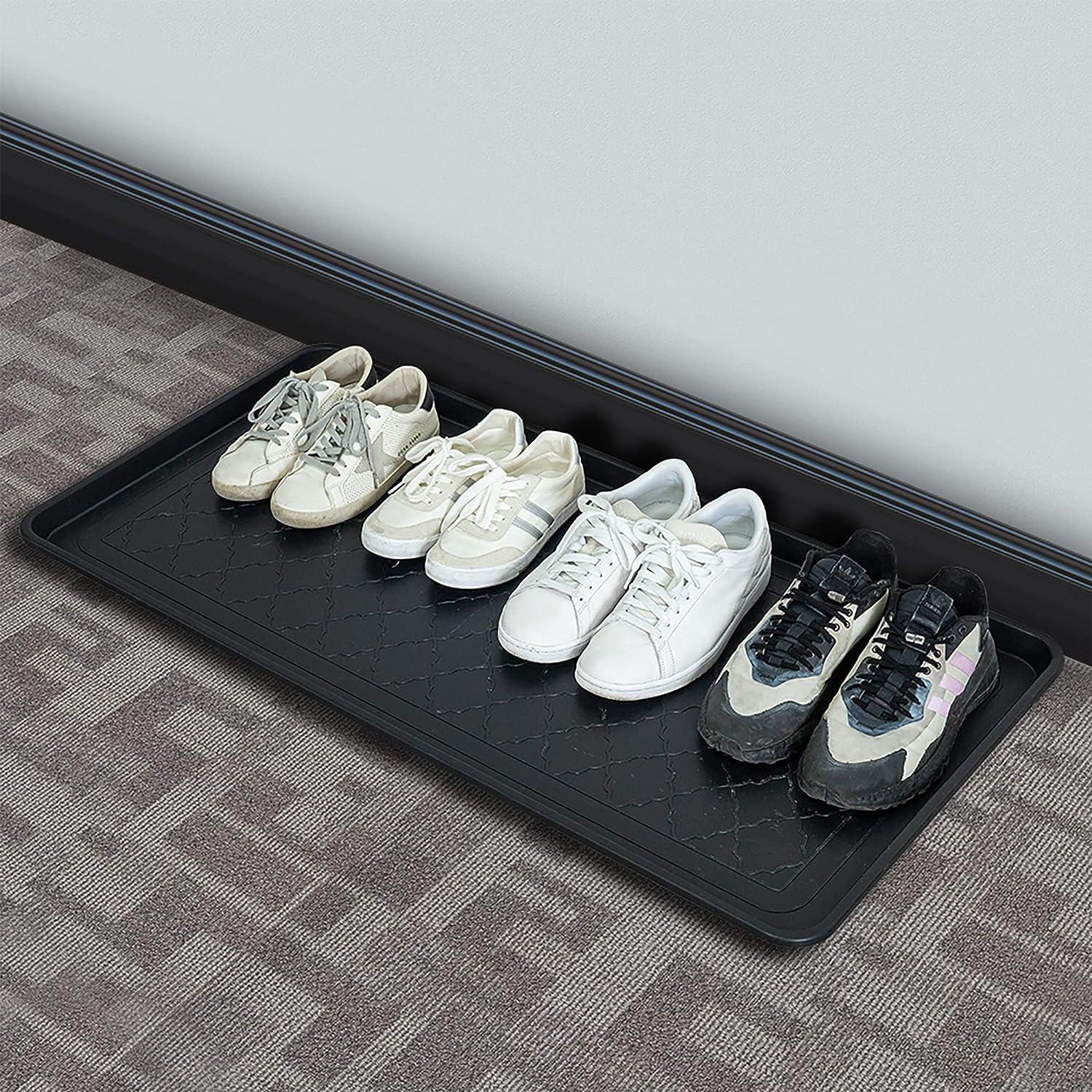 Trimate All Weather Boot Tray - Extra Large 40x20 (Black) | Durable and ...