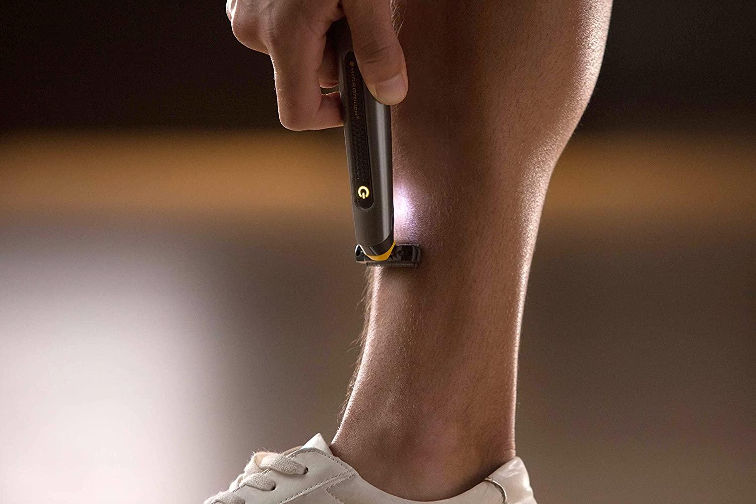 MicroTouch SOLO Titanium Razor: Rechargeable Beard & Body Grooming Tool ...