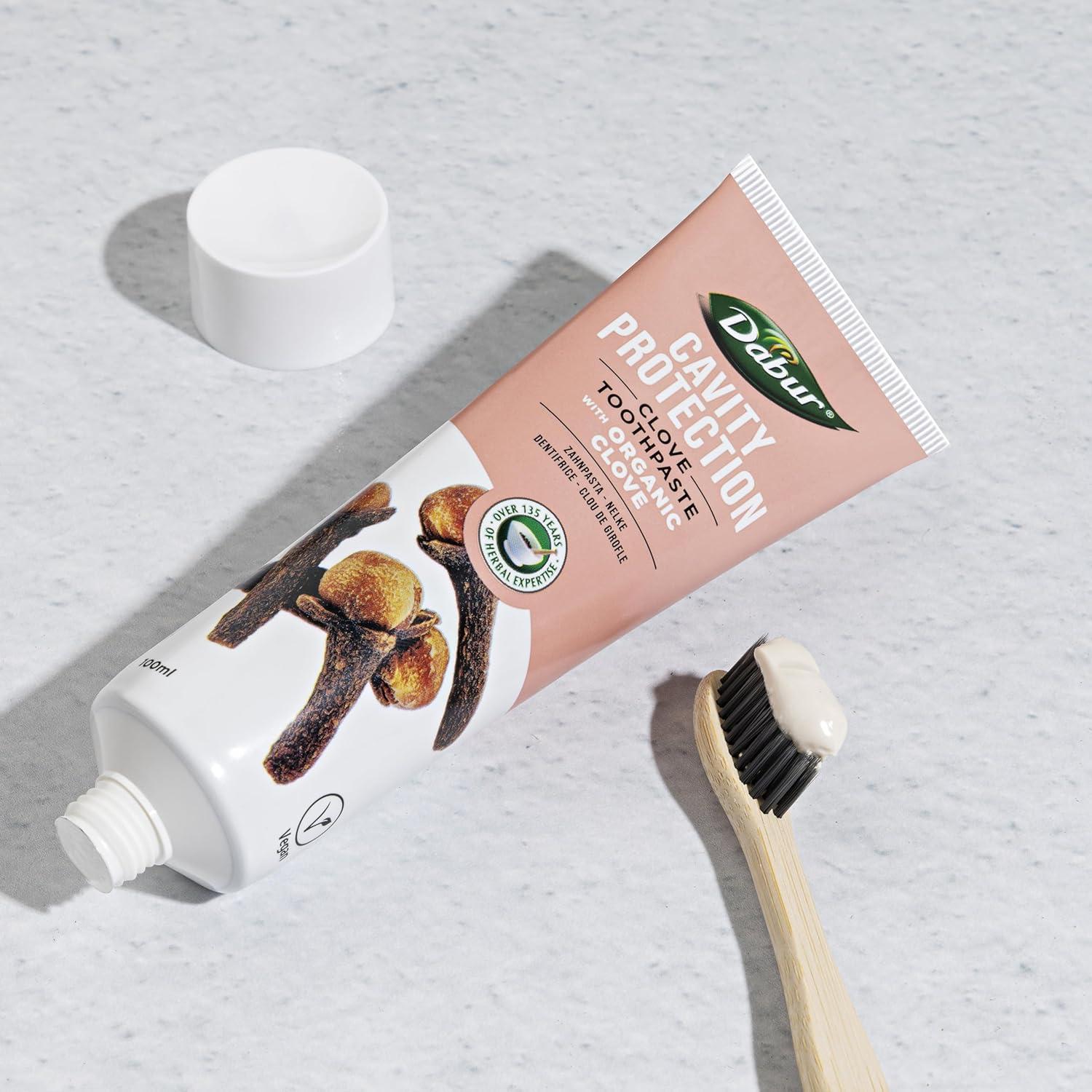 Dabur Organic Clove Toothpaste 100 ml - Fresh Breath Gum Health ...