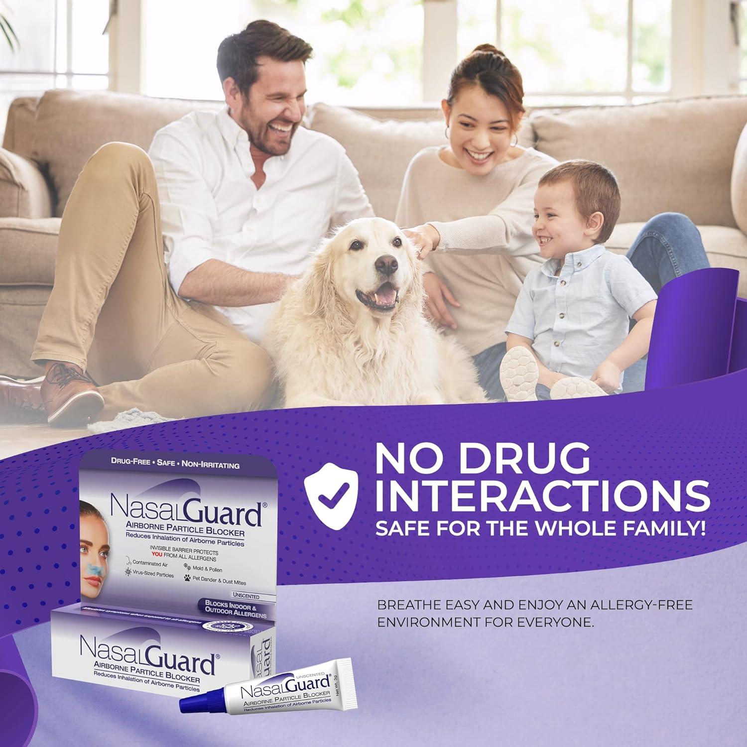 NasalGuard Cold & Flu Gel Year-Round Solution for Blocking Allergens ...