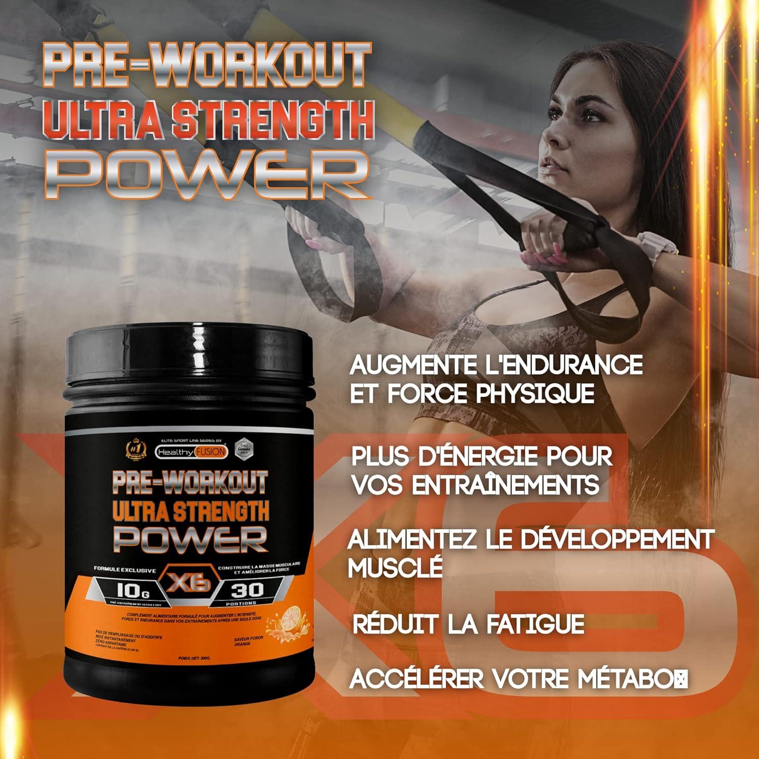 Healthy Fusion Pre-Workout with Beta Alanine L-Arginine AAKG Creatine ...