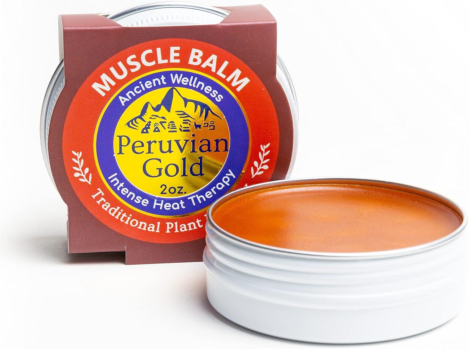 Sore Muscle Balm - Peruvian Gold Intense Heat Therapy | 500K Scoville ...