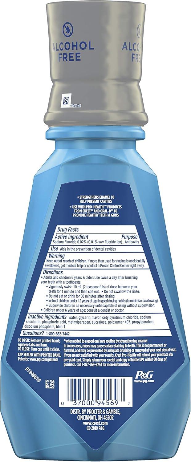 Crest Pro-Health Advanced Mouthwash - Alcohol Free Multi-Protection ...