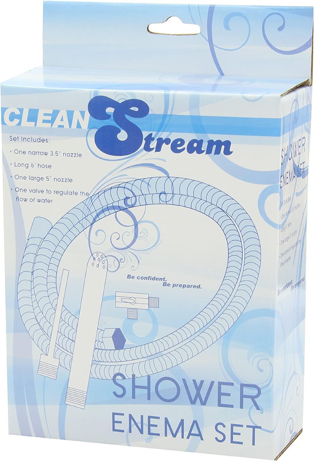 Cleanstream Shower Enema System - Complete 4 Piece Set for Effective ...