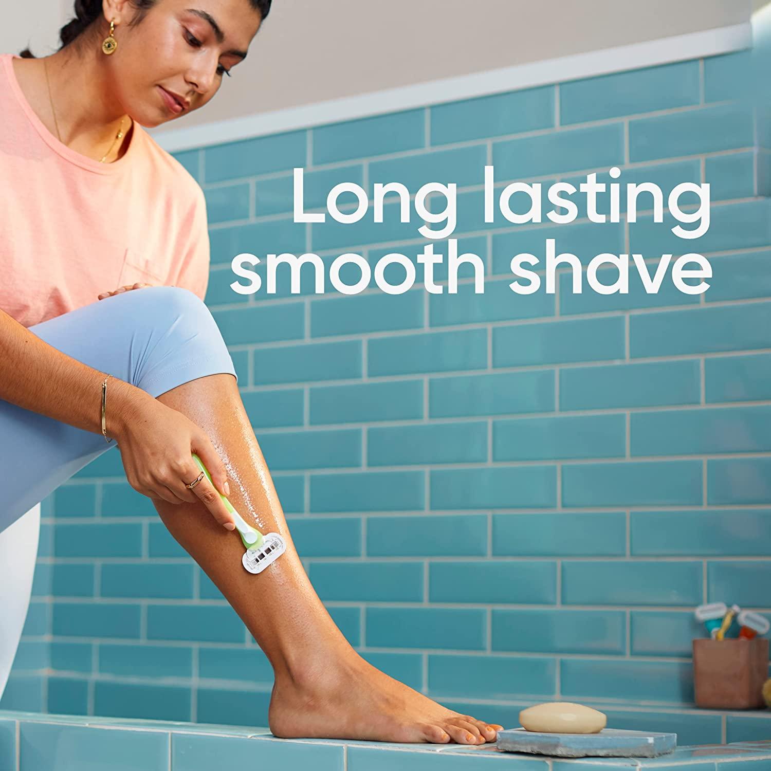 Gillette Venus Extra Smooth Green Disposable Women's Razors - 2 Pack ...