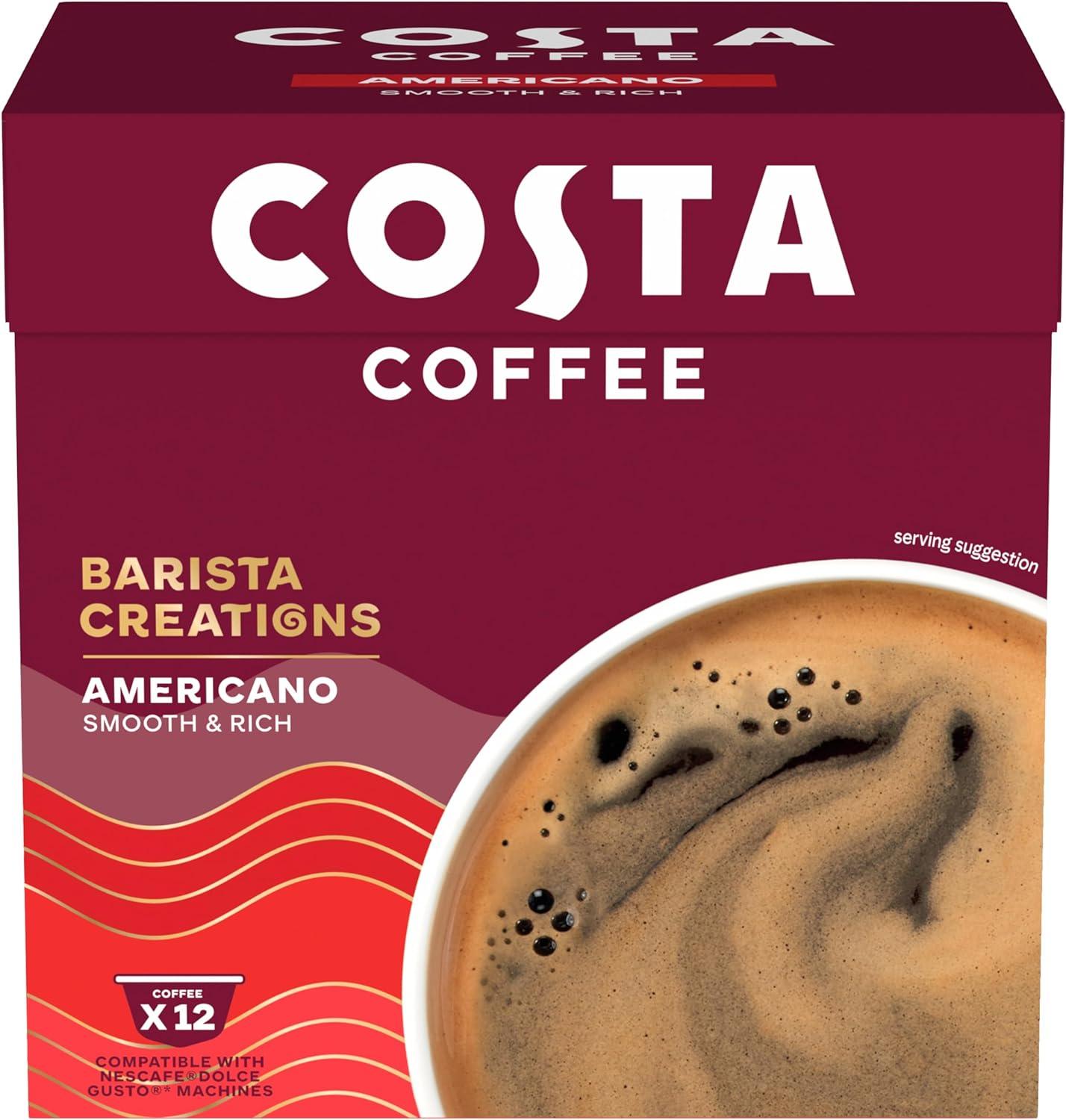 COSTA COFFEE AMERICANO PODS 4 PACKS (AMERICANO 12 CAPSULES) | Buy Now ...