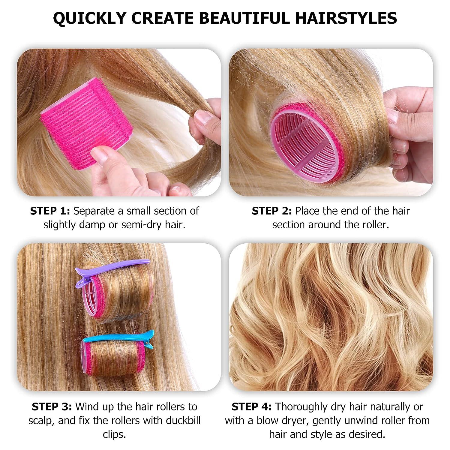 Self Grip Hair Curler Rollers Set - 31Pcs for Long, Medium, Short ...