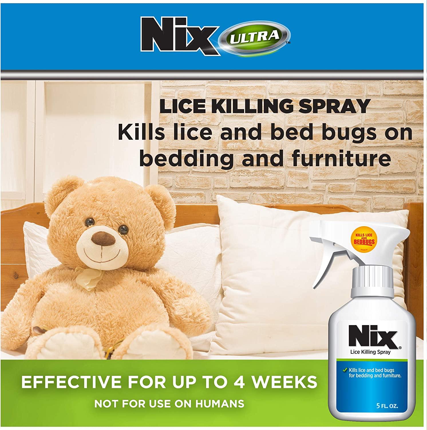 Nix Ultra Lice Removal Kit - Kills Super Lice & Eggs - Comb and Control ...