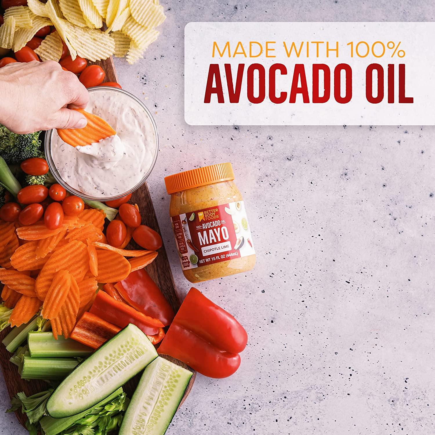 BetterBody Foods Chipotle Lime Spicy Mayo Spread - 15oz Paleo Avocado ...