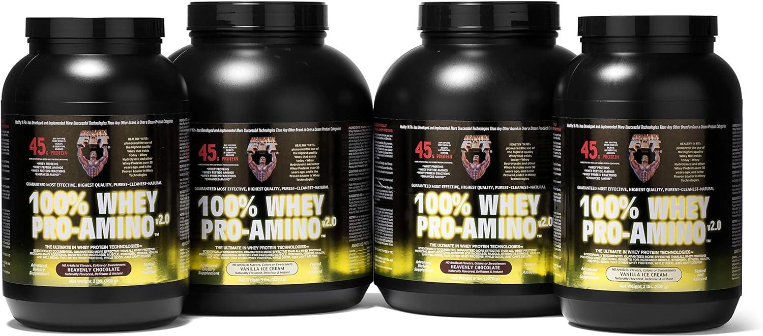 Healthy N Fit 100% Whey Pro Amino V2.0 Vanilla Ice Cream 5 lb - Premium ... Healthy N Fit 100% Whey Pro Amino V2.0 Vanilla Ice Cream 5 lb - Premium ...