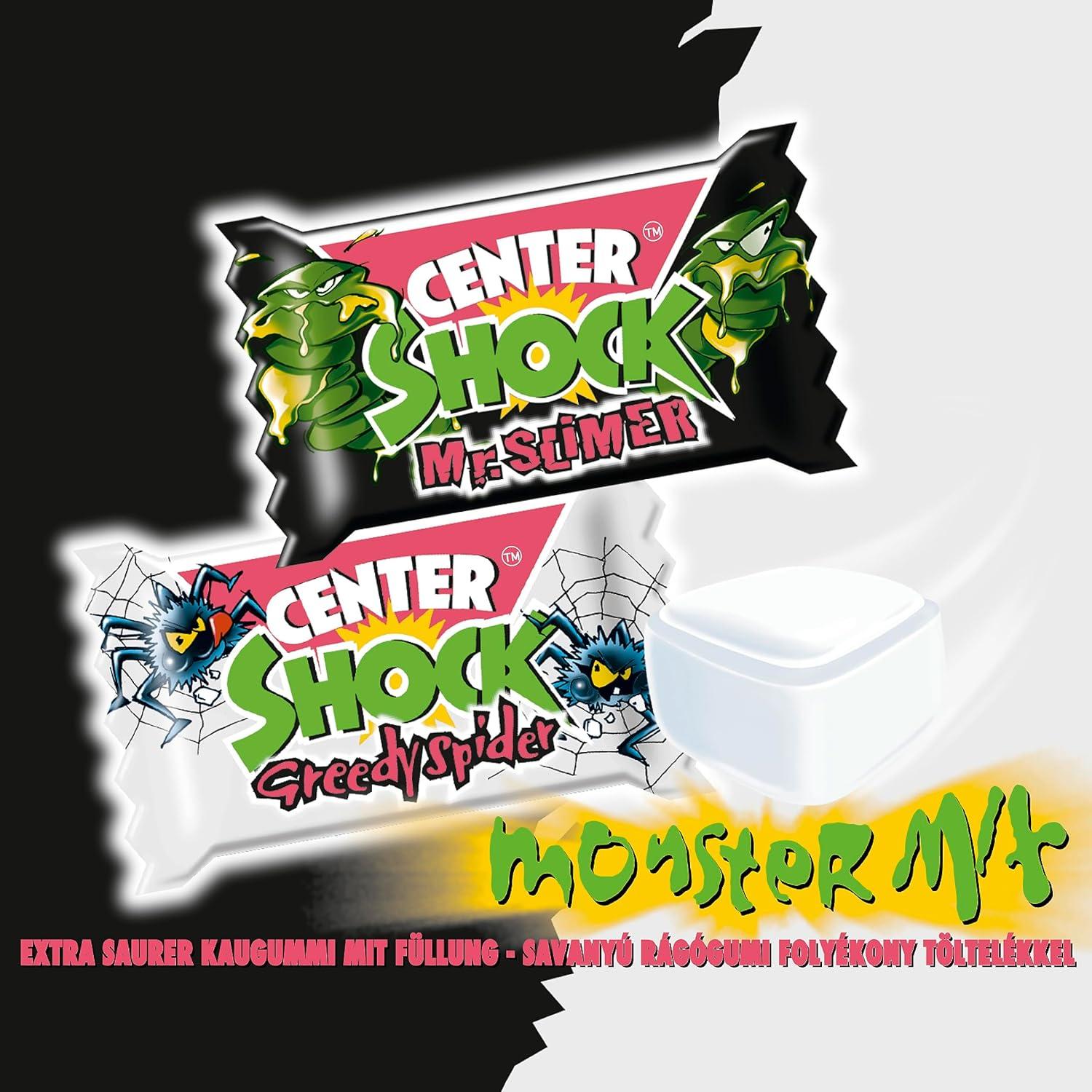 Center Shock Monster Mix - 100 Chewing Gum Boxes | Cola & Blood Orange ...