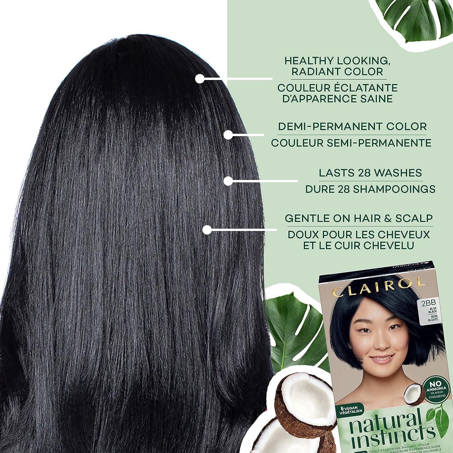 Clairol Natural Instincts 6C Light Brown Demi-Permanent Hair Dye - 5.85 ...