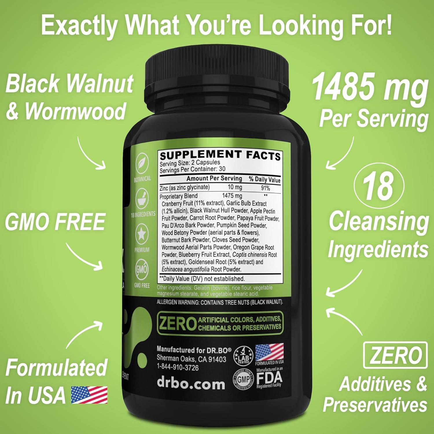 Colon Cleanse Detox Capsules for Intestinal Bloating & Digestive ...