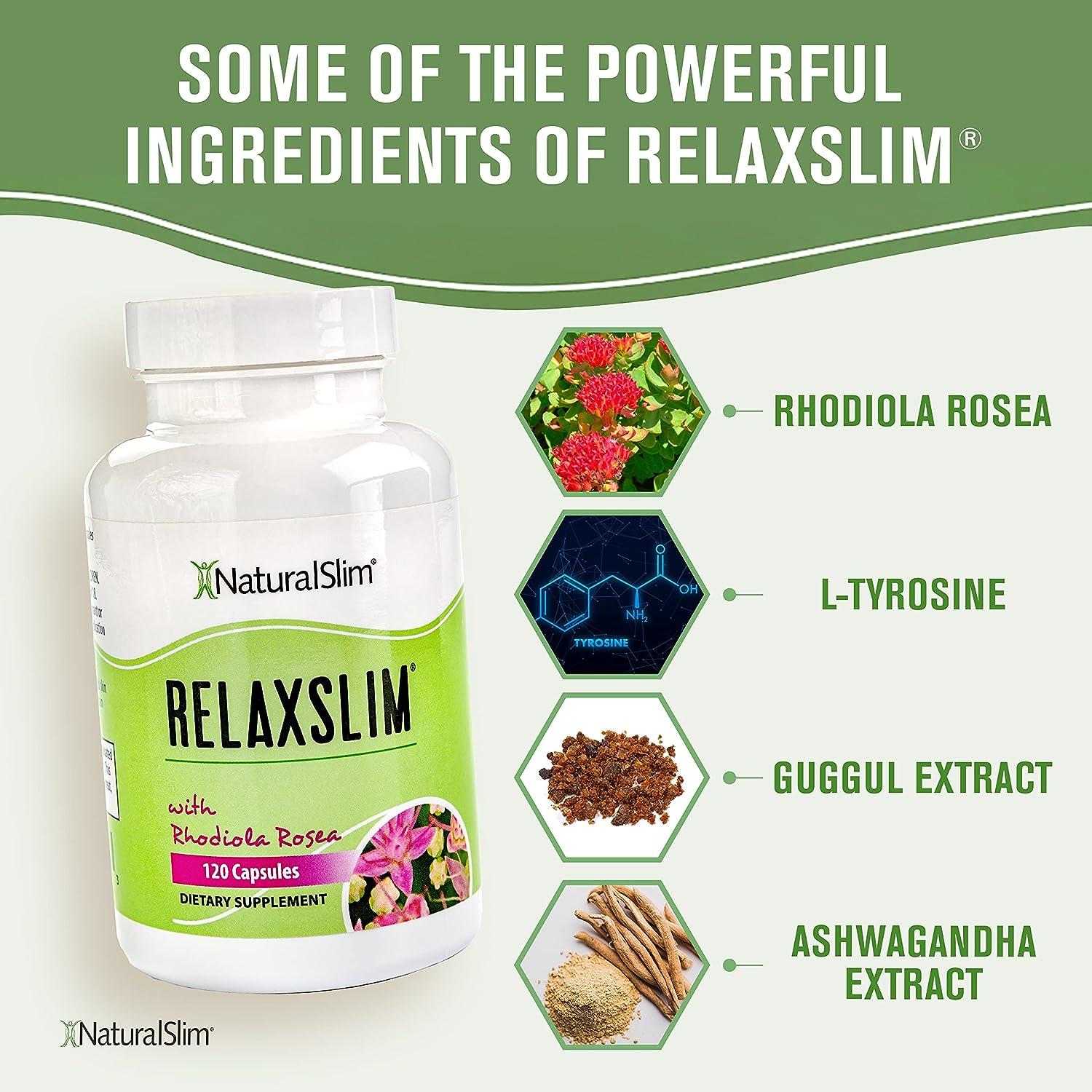 Naturalslim Relaxslim: Metabolism & Appetite Control + Stress & Fat ...