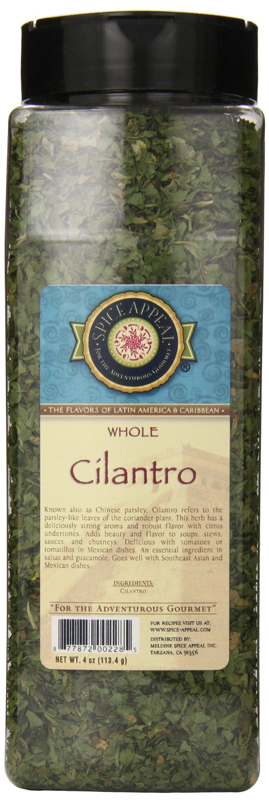 Spice Appeal Cilantro Whole 4 oz - Fresh and Aromatic Cilantro Leaves ...