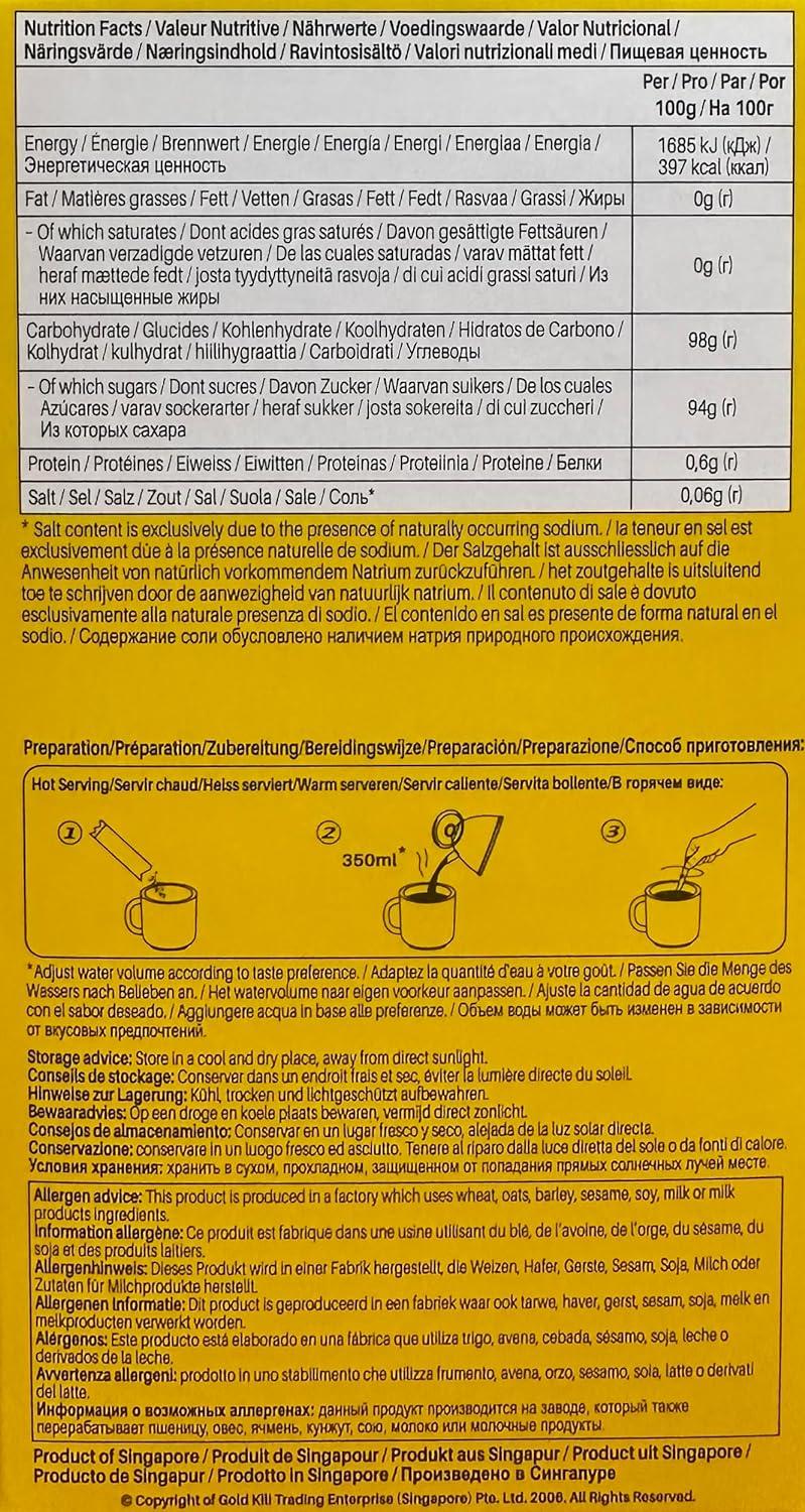 Gold Kili Instant Ginger Lemon Drink 180g (10 Tea Bags) | Buy Now with ...
