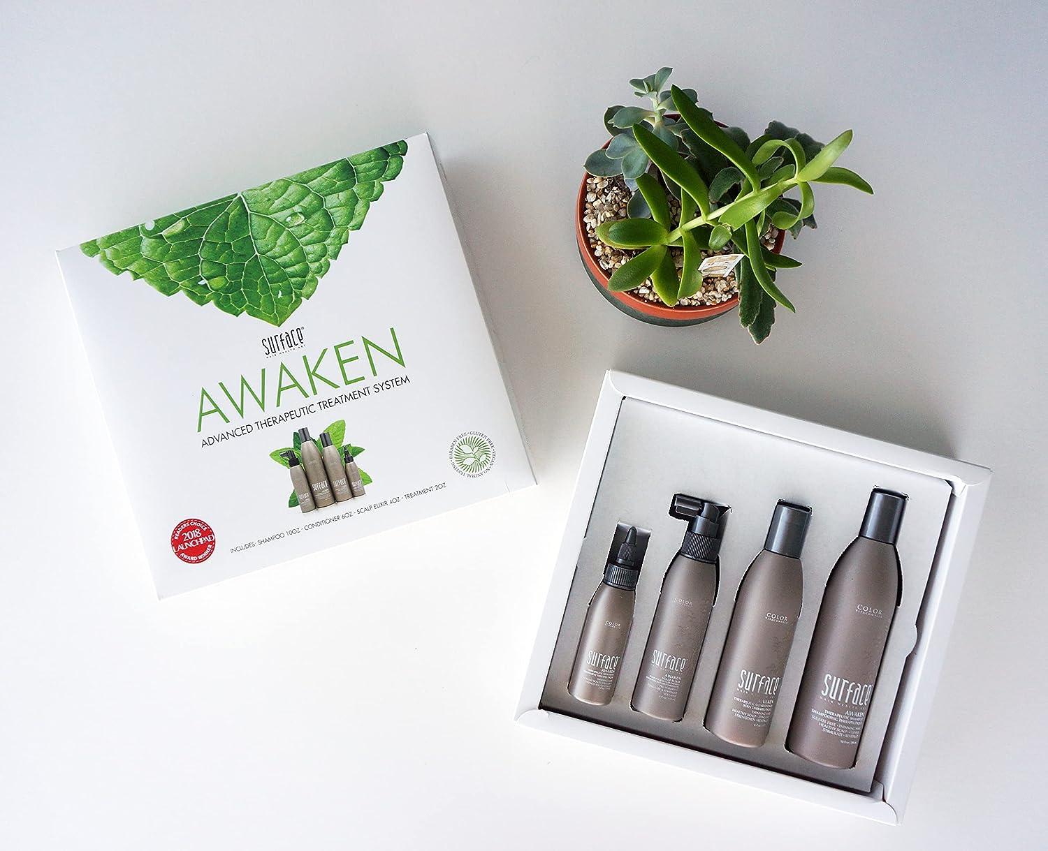 Surface Hair Awaken Kit: Shampoo, Conditioner, Scalp Elixir & Treatment ...
