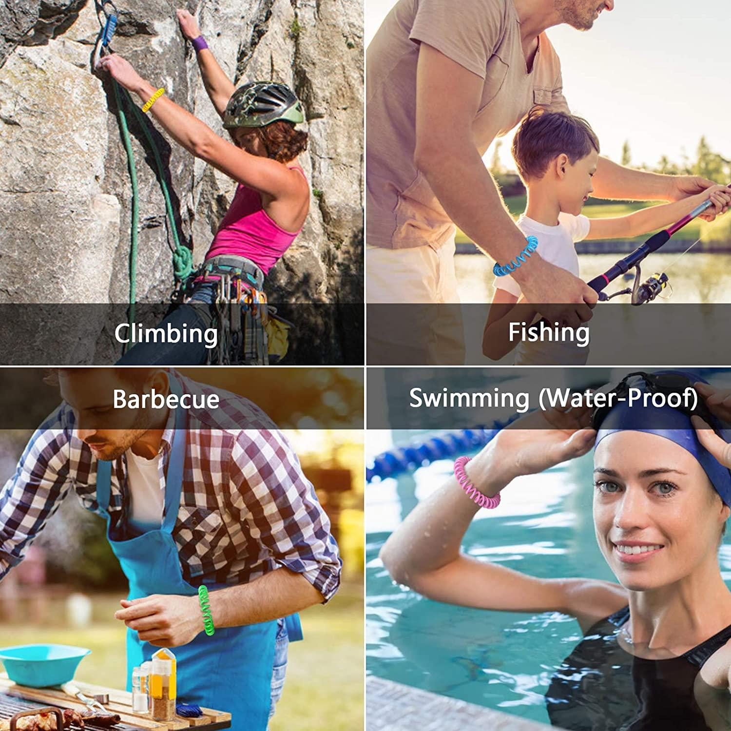 BuggyBands Mosquito Bracelets 48 Pack - DEET Free, Natural, Waterproof ...