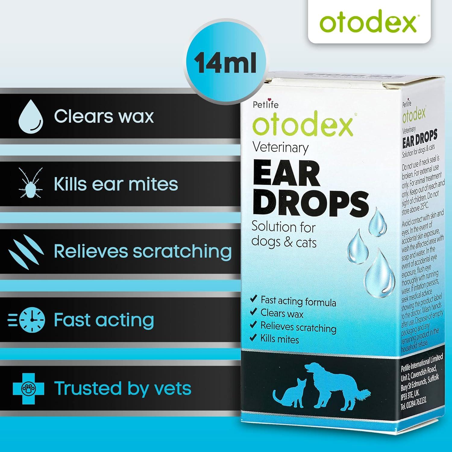 Otodex Petlife Ear Drops 14 ml