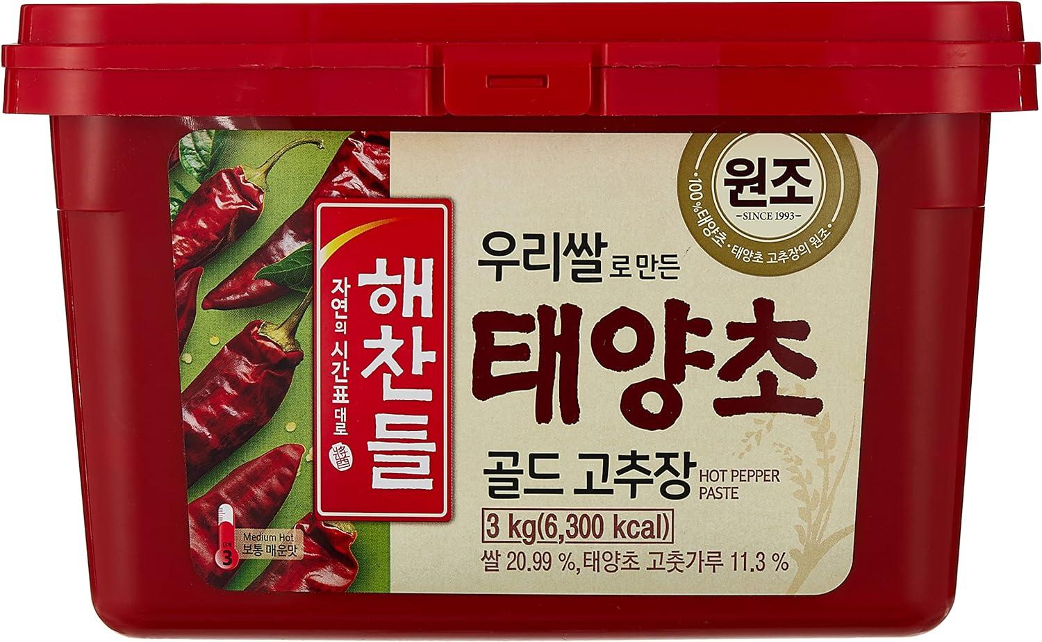CJ Haechandle Korean Gochujang Hot Pepper Paste - 3kg | Buy Now with Express International ...