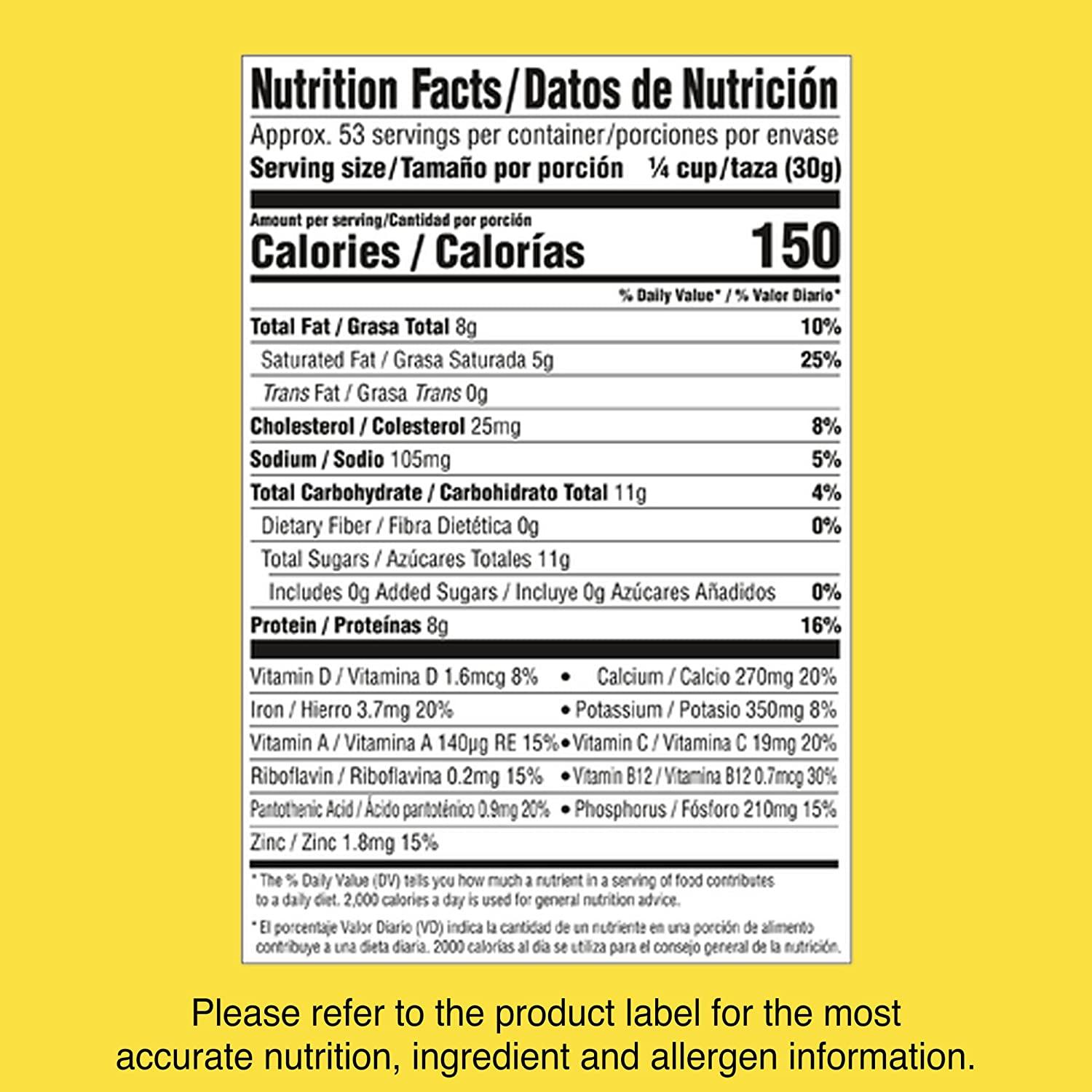 NIDO Fortificada Dry Whole Milk 56.4 oz Canister - 3.52 lb (Pack of 1 ...